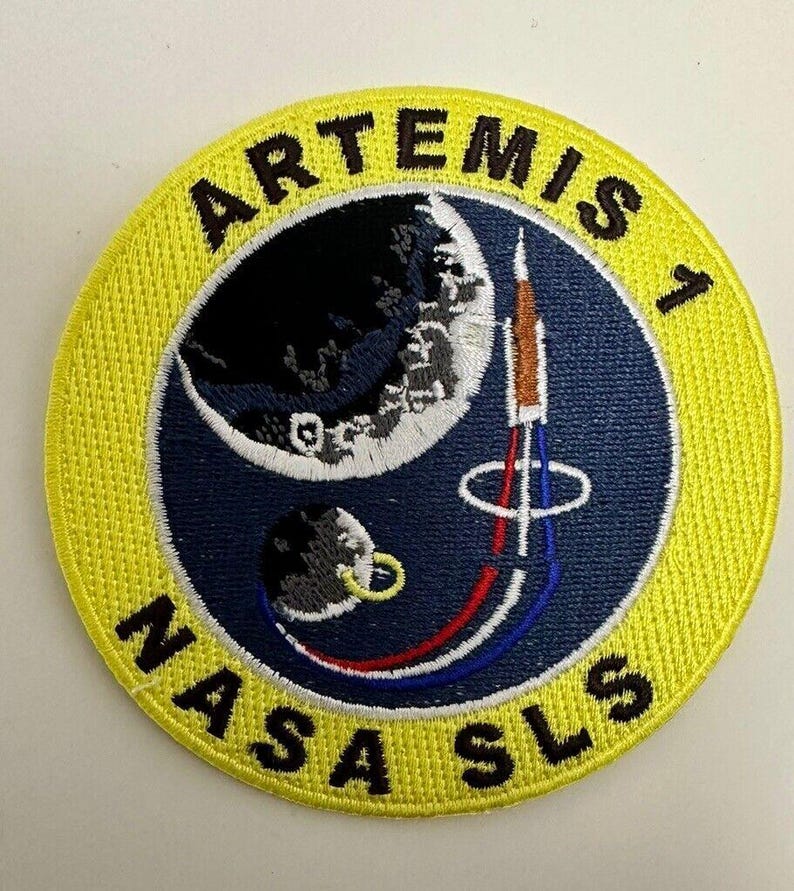 Artemis 1 Program - Nasa Sls to the Moon Astronaut Mission Patch - 3.5 ...