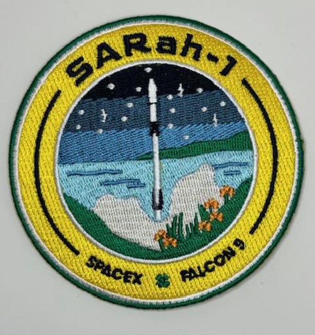 Original Spacex Sarah 1 Mission Patch 3.5" - Etsy