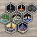 Spacex Starship Flights 1-8 Mission Embroidered Iron-on Patches 3.5 ...