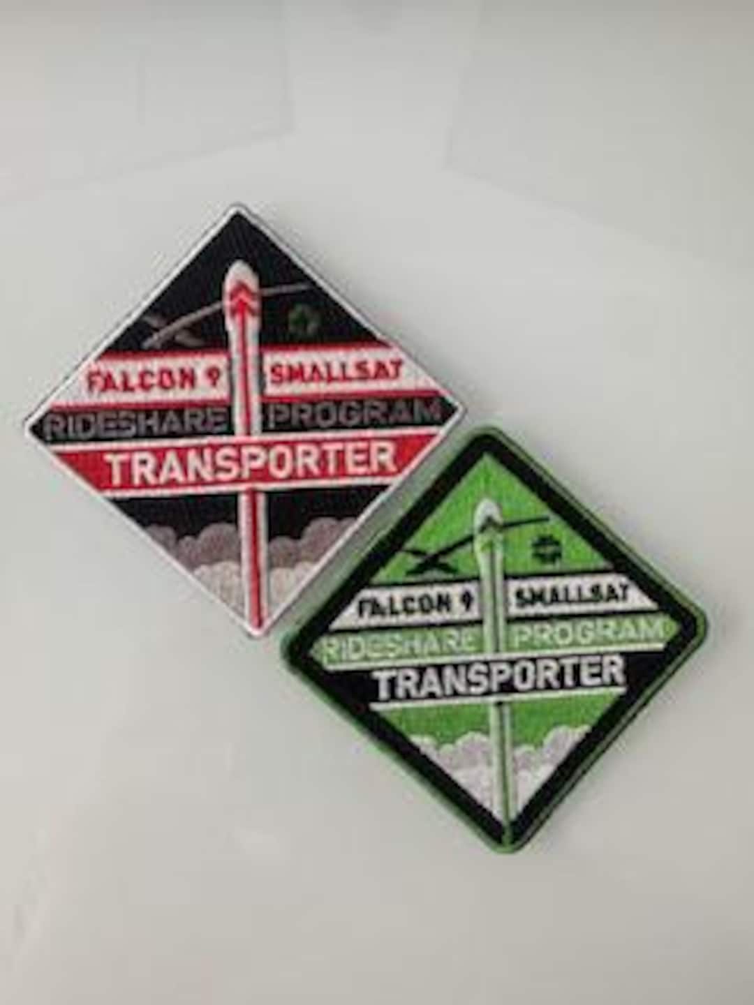 Original Spacex Transporter 1 and 2 Combo Mission Patch 3.5" - Etsy