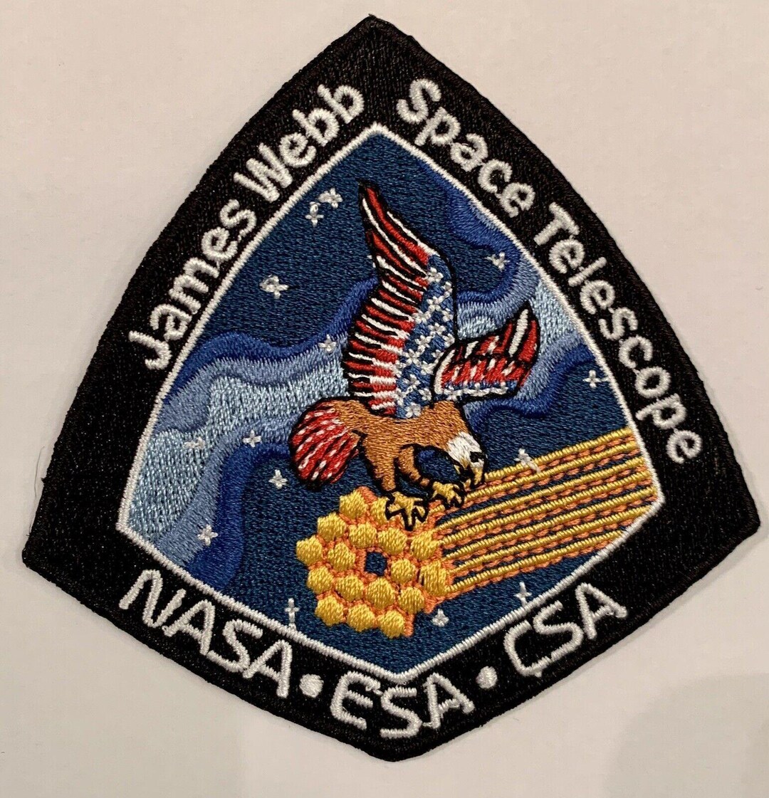 James Webb Space Telescope JWST Embroidered Iron-on Patch 3.5" | NASA ...