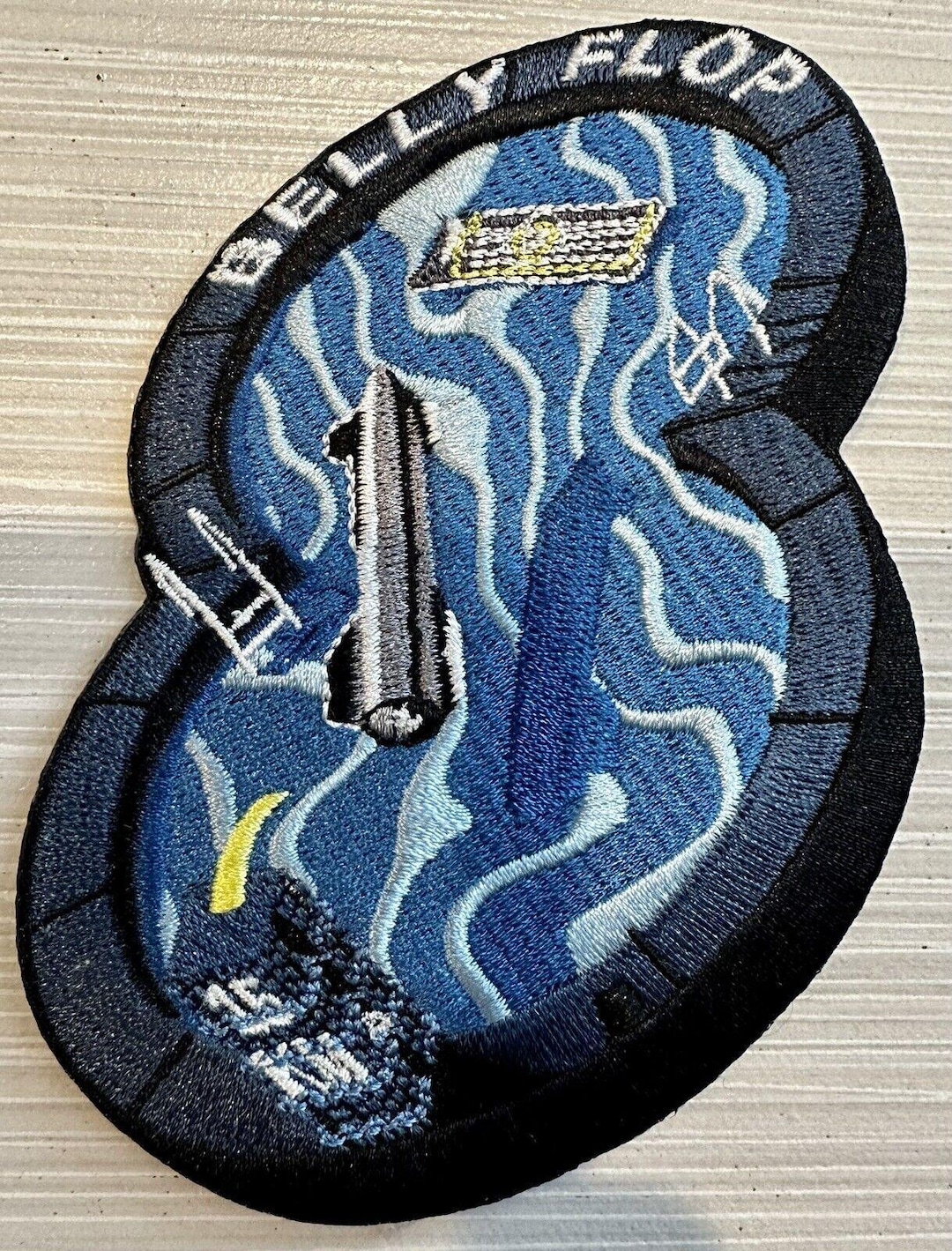 Spacex Starship Program Mission Belly Flop Internal Patch- 3.5” Texas ...