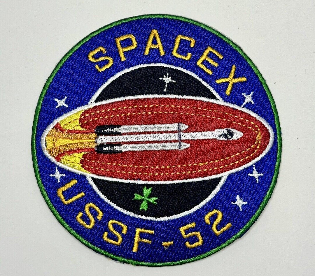 Original Spacex Ussf 52 Mission Patch 3.5” Nasa Falcon Heavy - Etsy