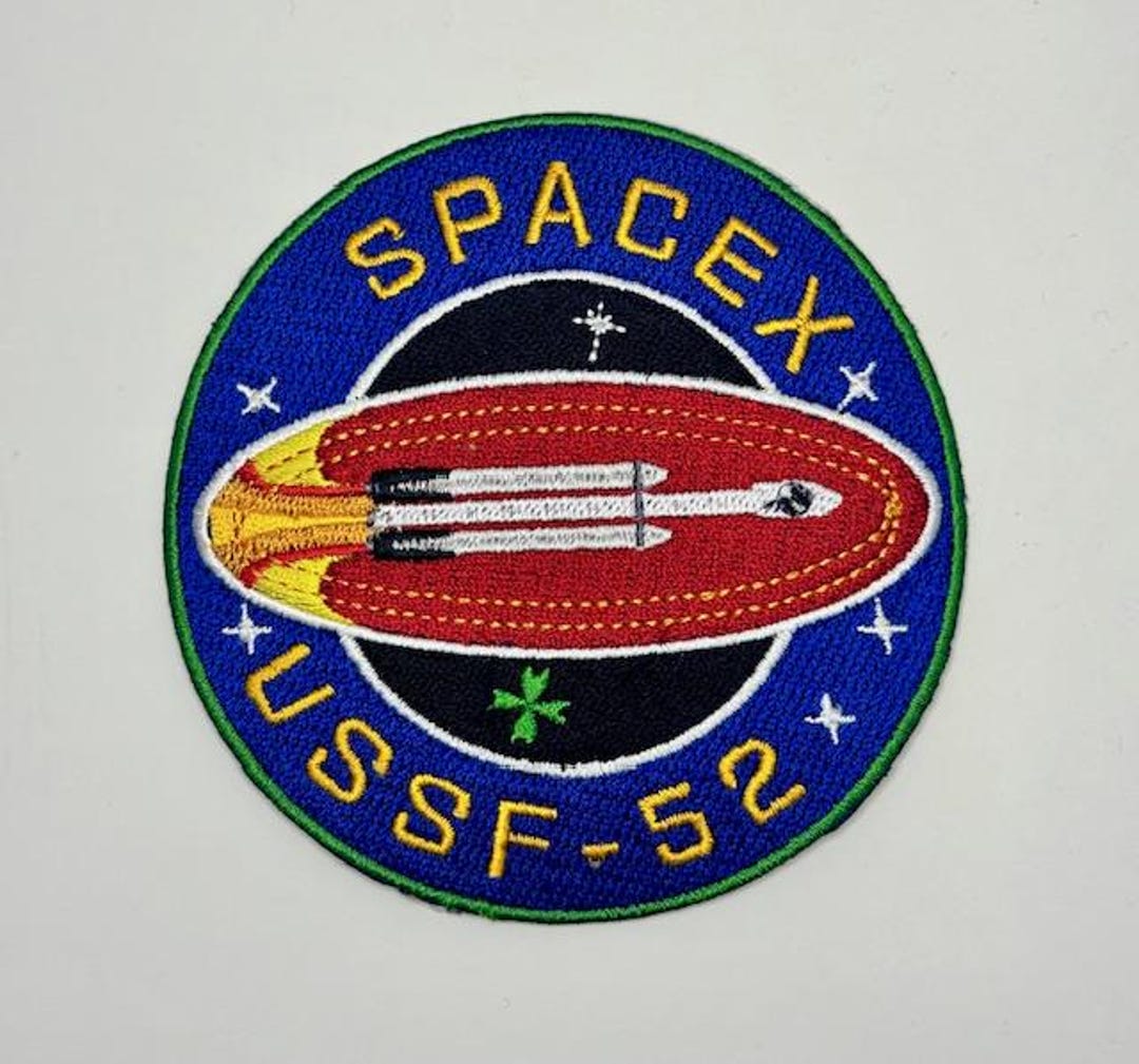 Original Spacex USSF 52 Falcon Heavy Mission Patch 3.5" - Etsy