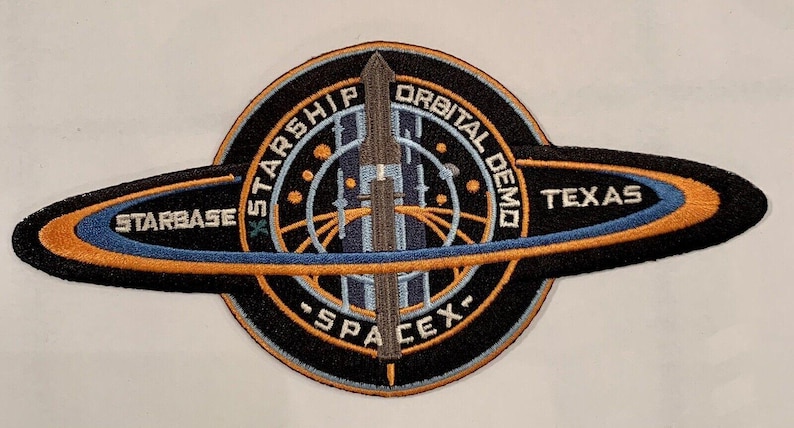 Original Spacex Starship Orbital Demo Launch Mission Patch 3” - Etsy