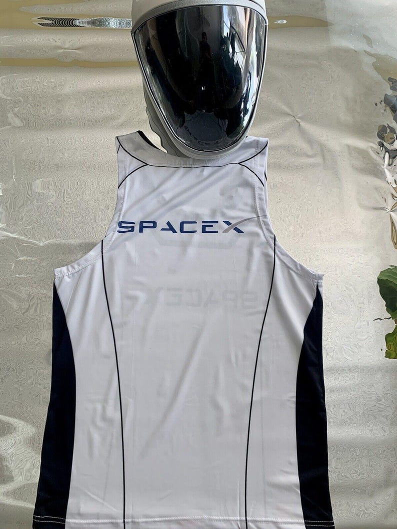 Spacex Astronaut Cosplay Mission Tank Top Unisex | Space Crew Flight ...