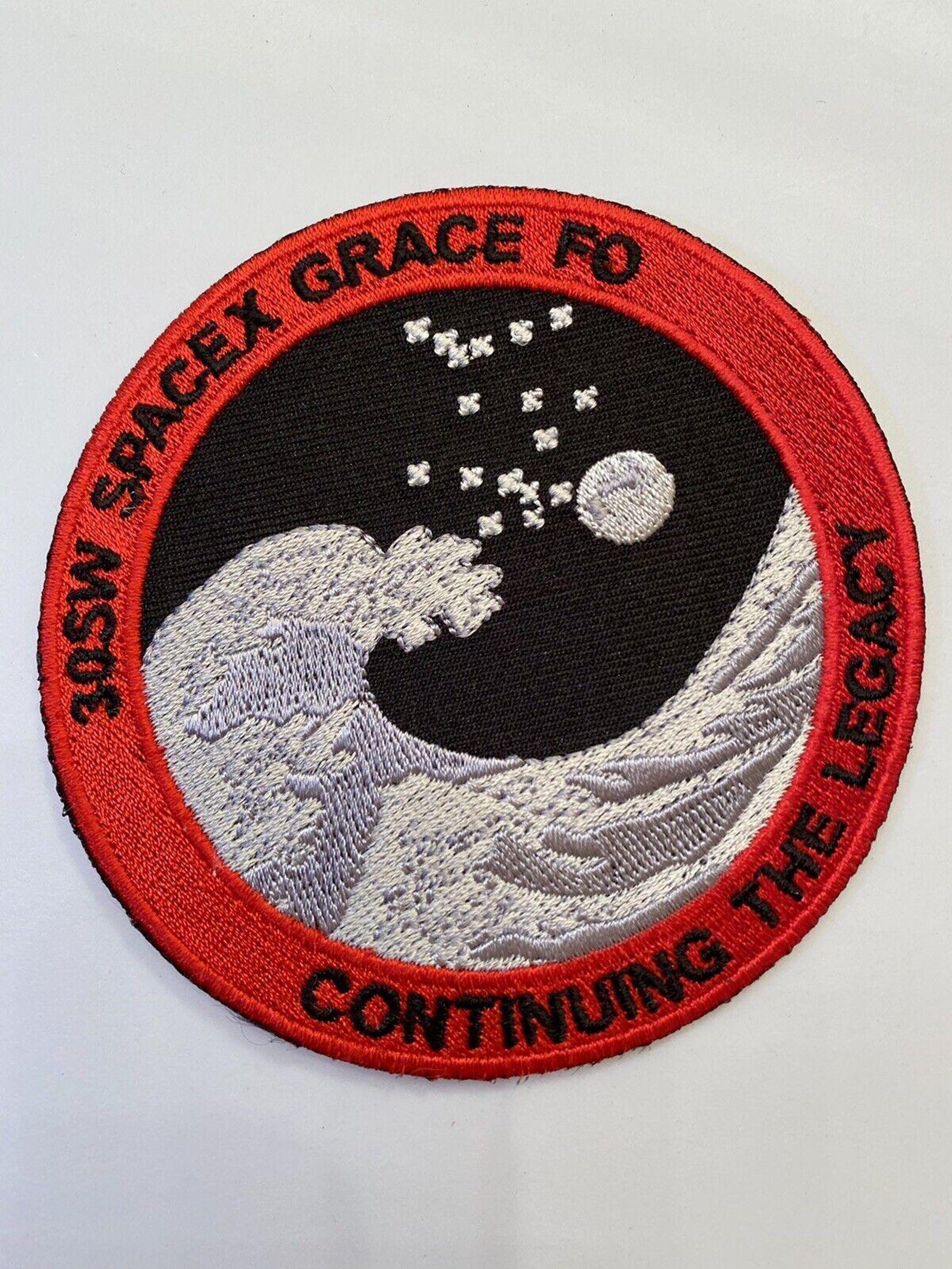 Rare SPACEX Grace FO - Continue the Legacy Mission PATCH - Etsy