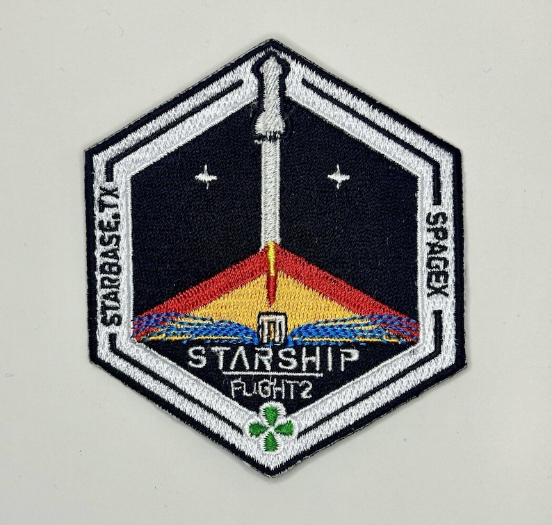 Spacex Starship Missions 1 ,2, 3,4 Mission Patch Combo 4 Pack Patches 3 ...