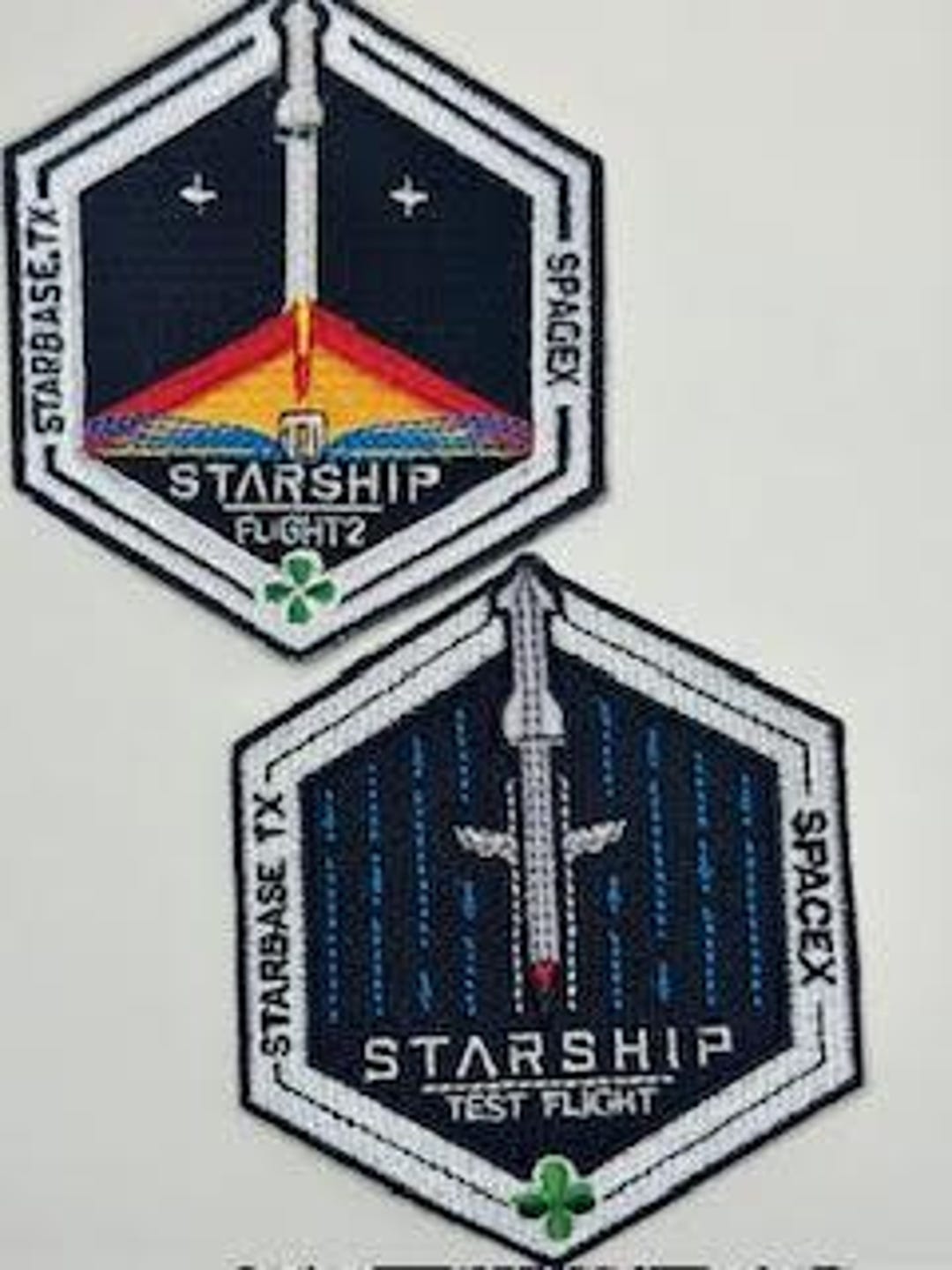 Original Starship Launch 1 & 2 Combo Mission Patch 3.5" - Etsy