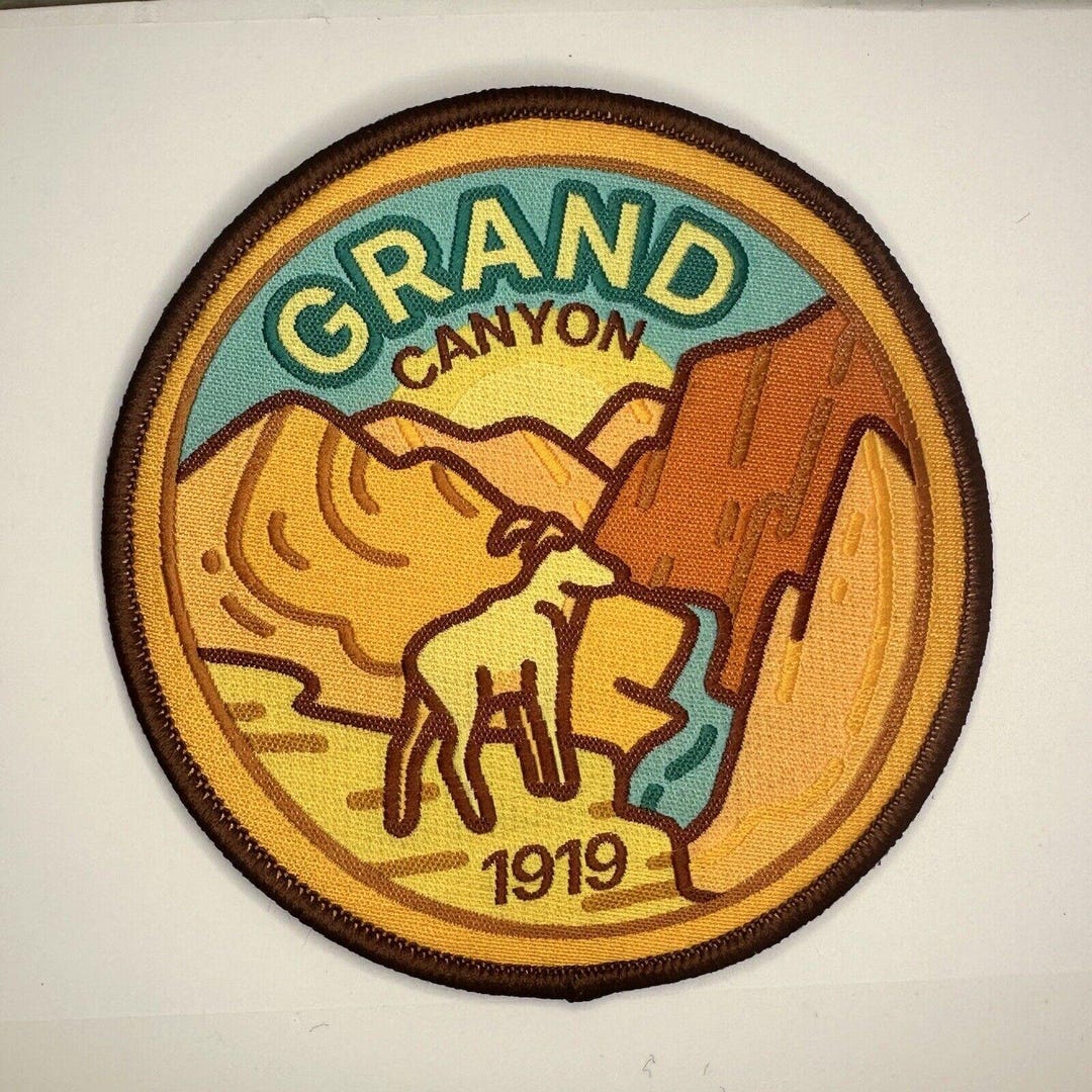 The Gand Canyon National Park Patch National Park Travel Embroidered ...