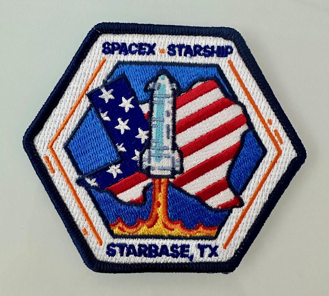 Original Starship Launch Starbase Texas USA Mission Patch 3.5" - Etsy