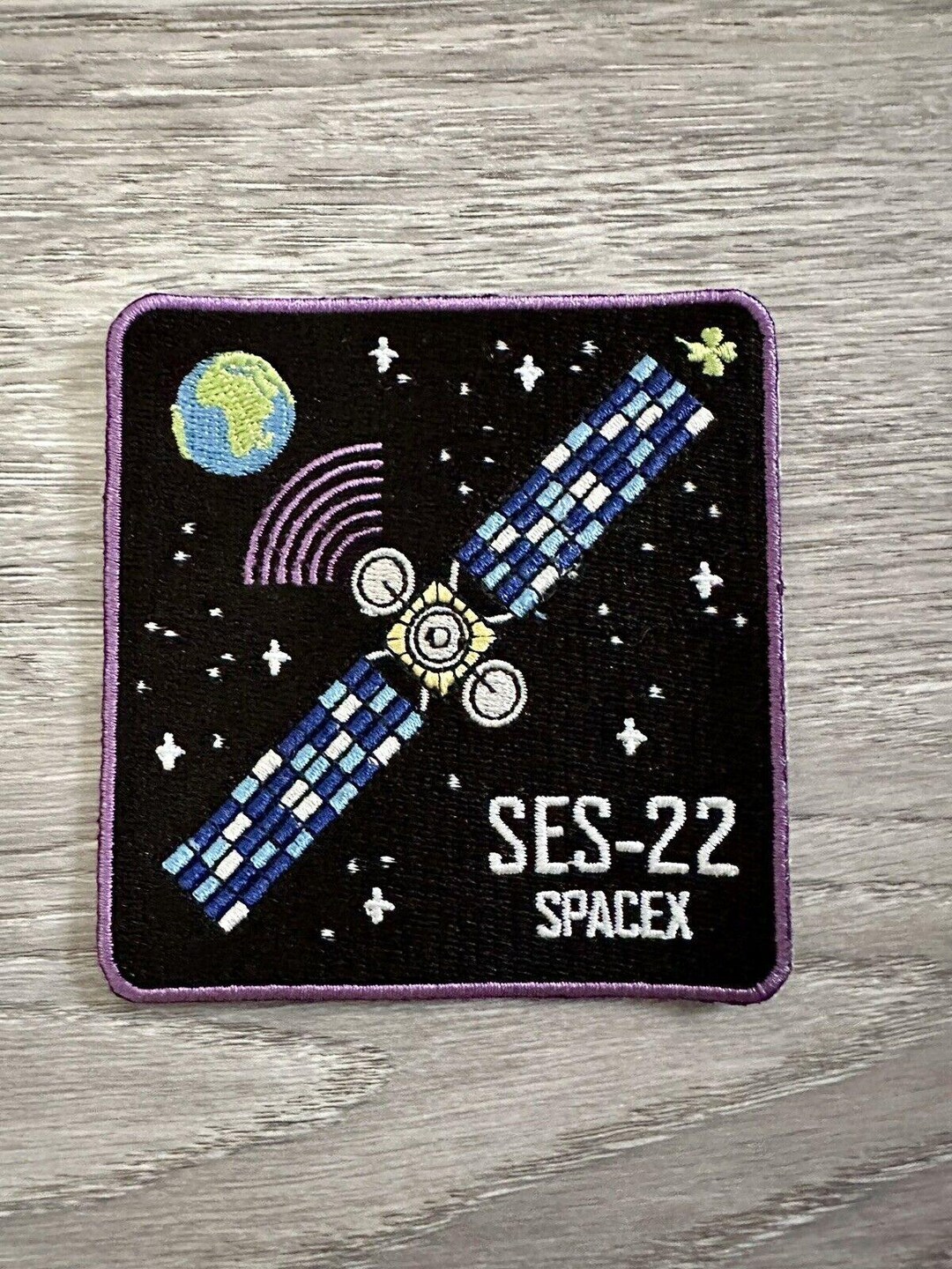Original Spacex Ses 22 Mission Patch Falcon 9 Nasa Satellite - Etsy