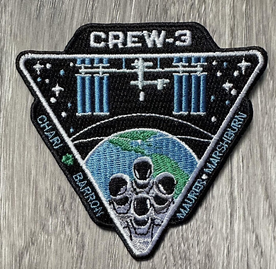 Original Nasa Spacex -crew- 3 - Iss Mission - Spc -crew Dragon- Space ...