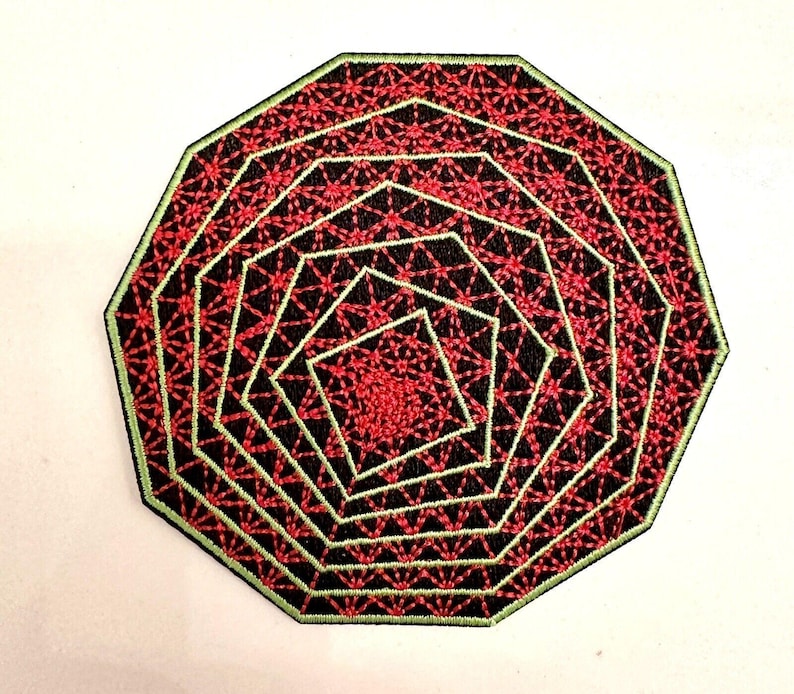 Black Hole 3D Neon Trippy Psychedelic Iron on Sew on Patch 3” - Etsy