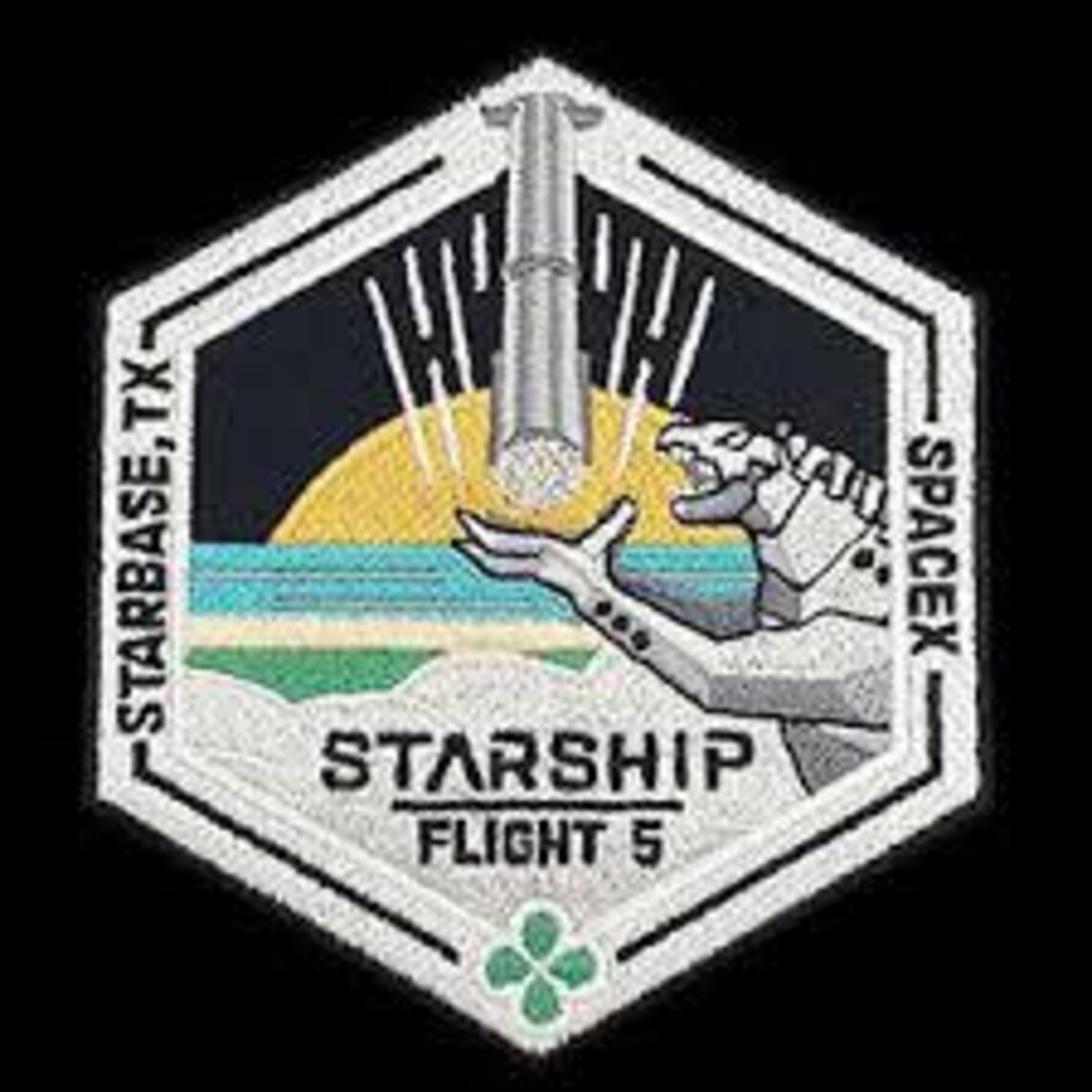Original Starship 5 Launch Mission Patch 3.5" - Etsy