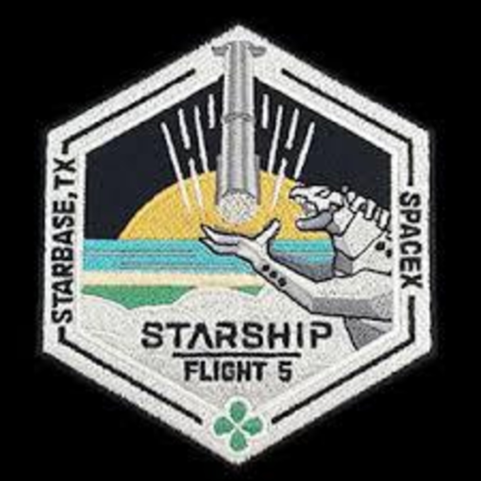Original Starship 5 Launch Mission Patch 3.5" - Etsy