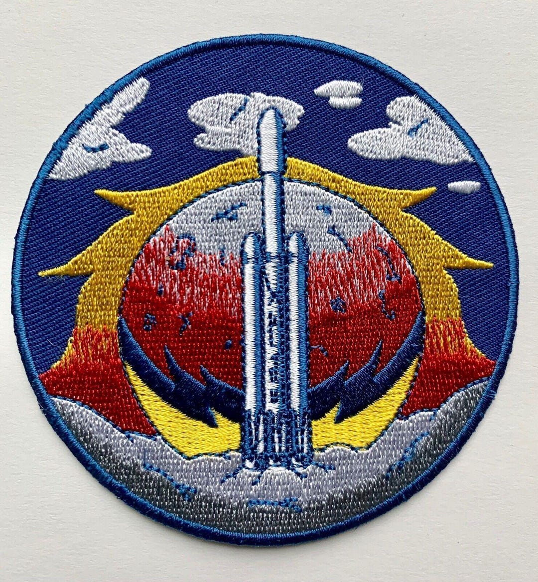 Original Spacex Falcon Heavy Falcon 9 Mission to Mars Patch 3.5” - Etsy