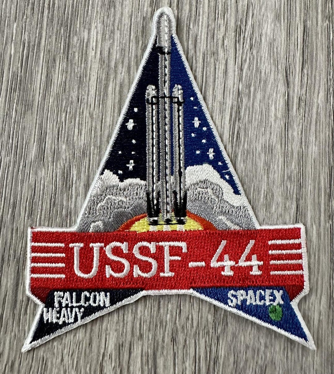 Original Spacex USSF - 44 Mission Patch NASA Falcon Heavy 3.5” - Etsy
