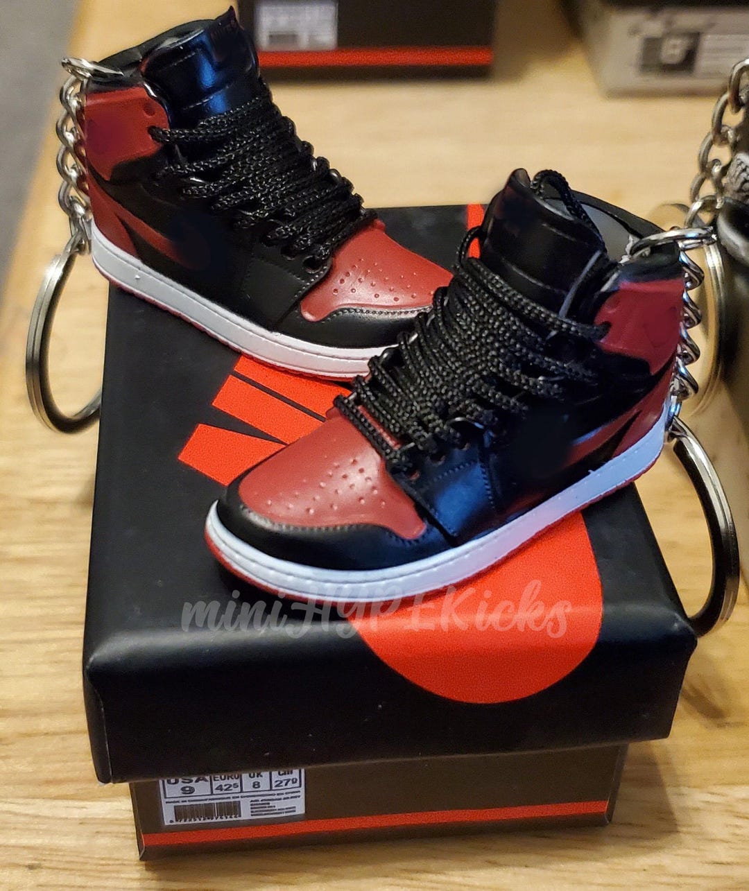 Miniatures, Collectibles, AJ1, Banned, Mini Shoes, Miniature, Keychains, Mini AJ1, Kids, Bookbag ...