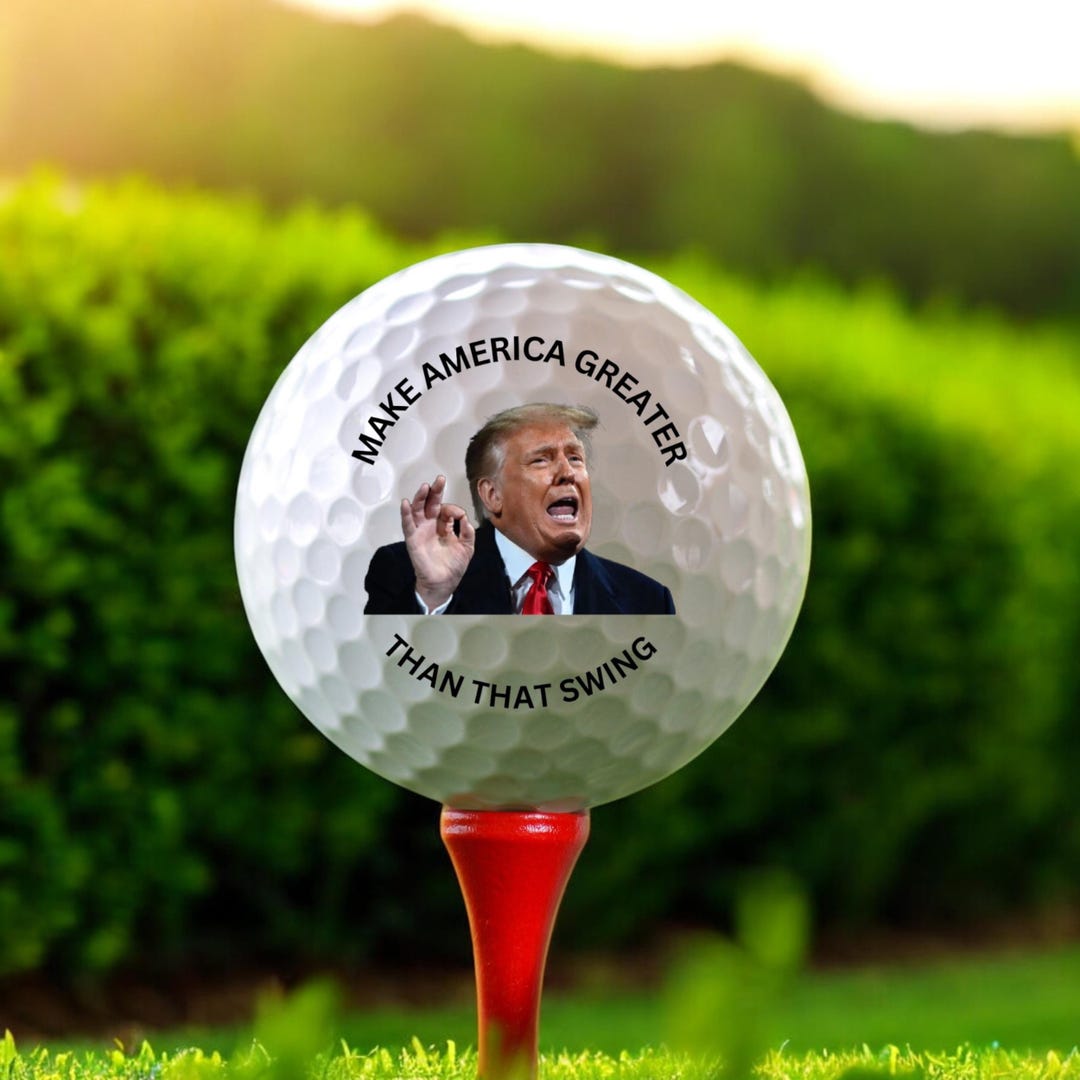 Hilarious Donald Trump Golf Sphere, Make America Great Again Golf ...