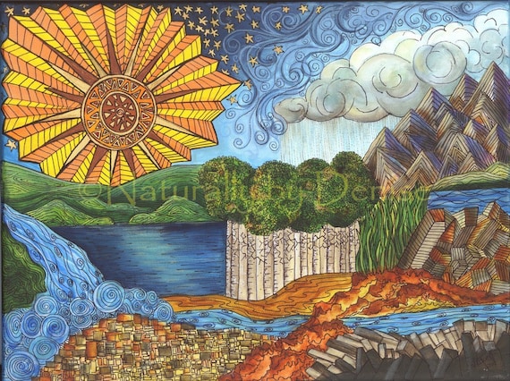 My Beautiful World 12 X 16 Art Print | Etsy