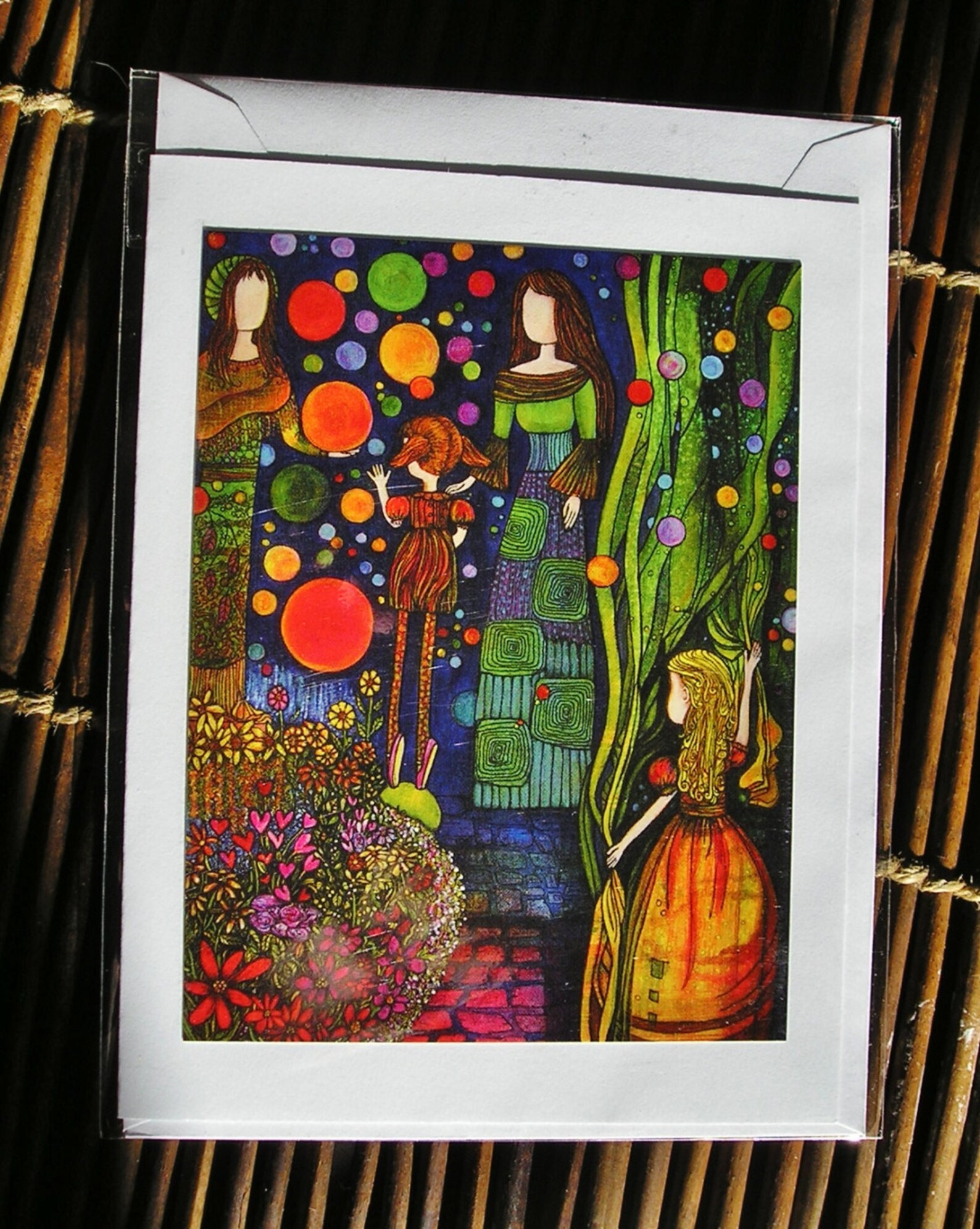 Playing With Orbs Art Card - Etsy