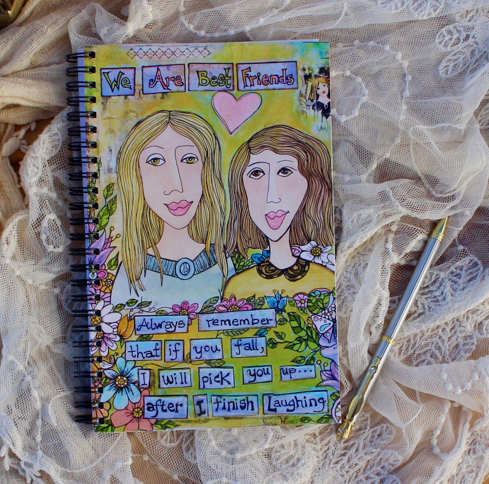 We're Best Friends Notebook Unique Lined Journal for Women - Etsy