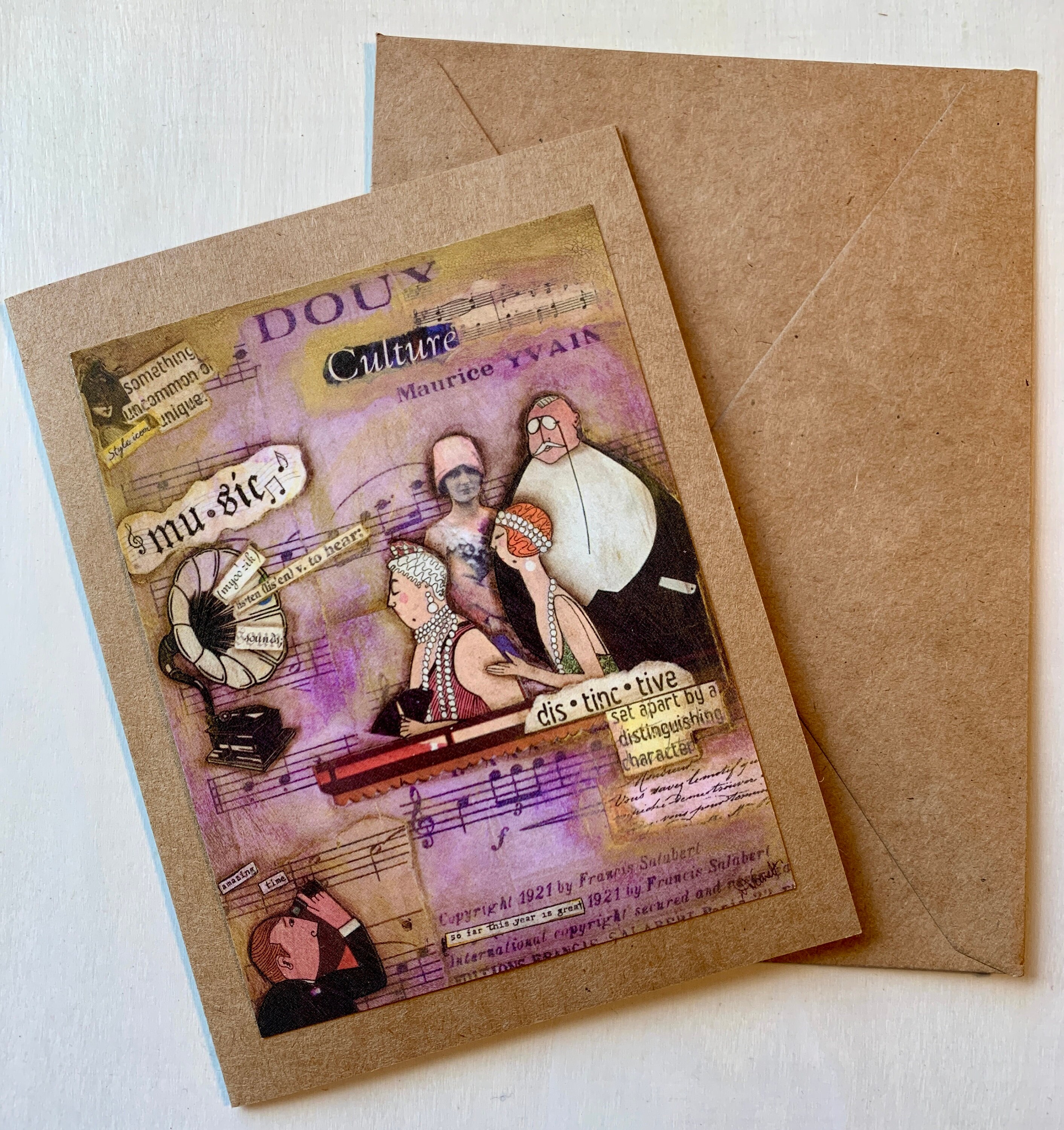 A Night at the Opera Blank Art Card - Etsy