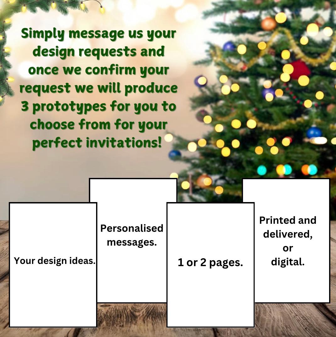 Christmas Invitation - Etsy