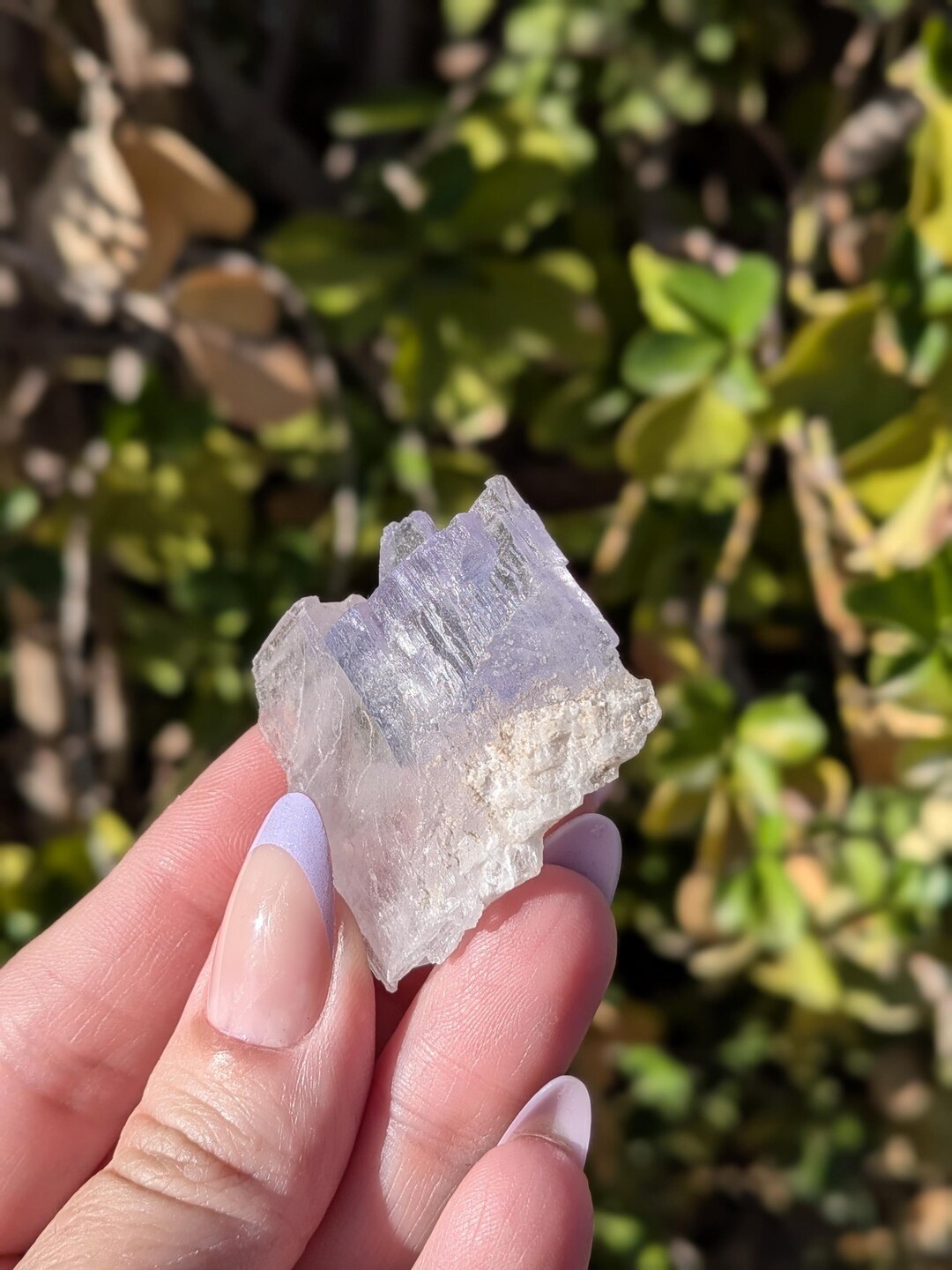 Raw Natural Purple Halite Crystal Specimen - Etsy