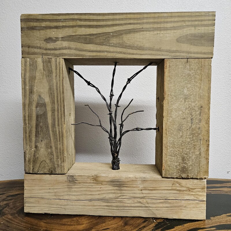 Barb Wire Sculpture - Etsy