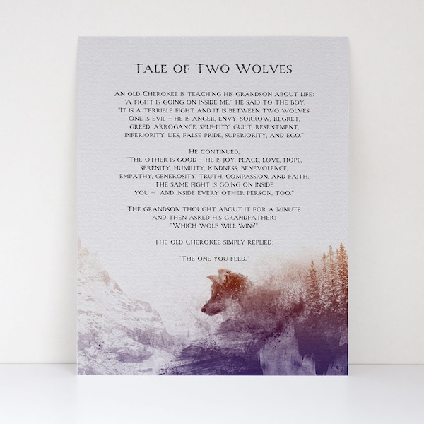 Native American Wolf - Etsy