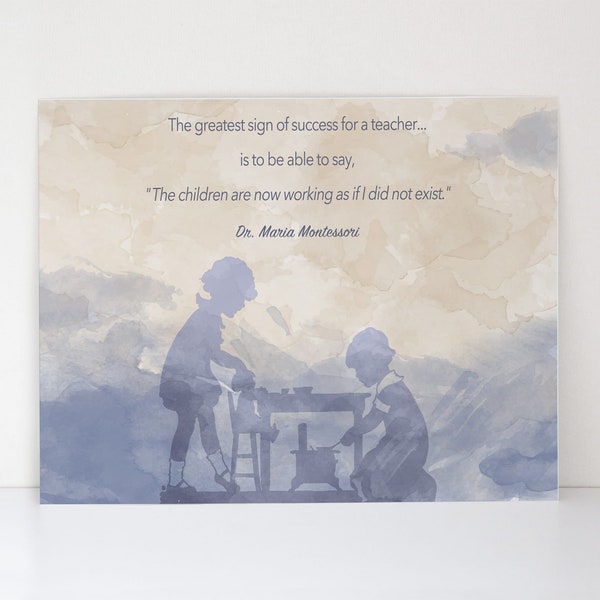 Montessori Wall Art - Etsy