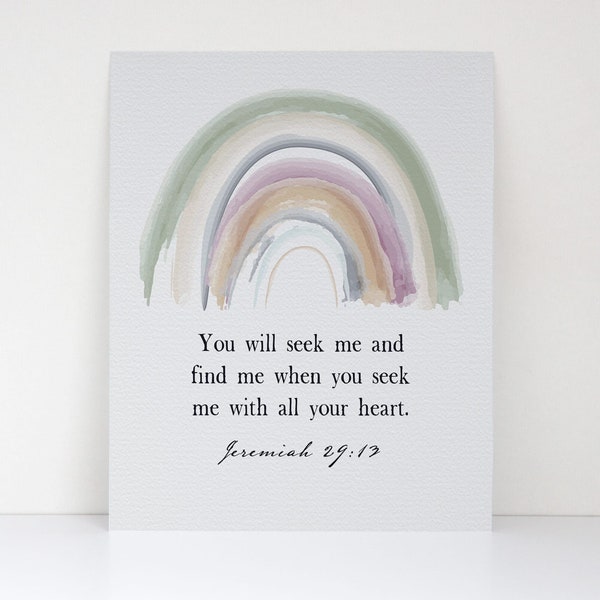 Jeremiah 29 13 - Etsy