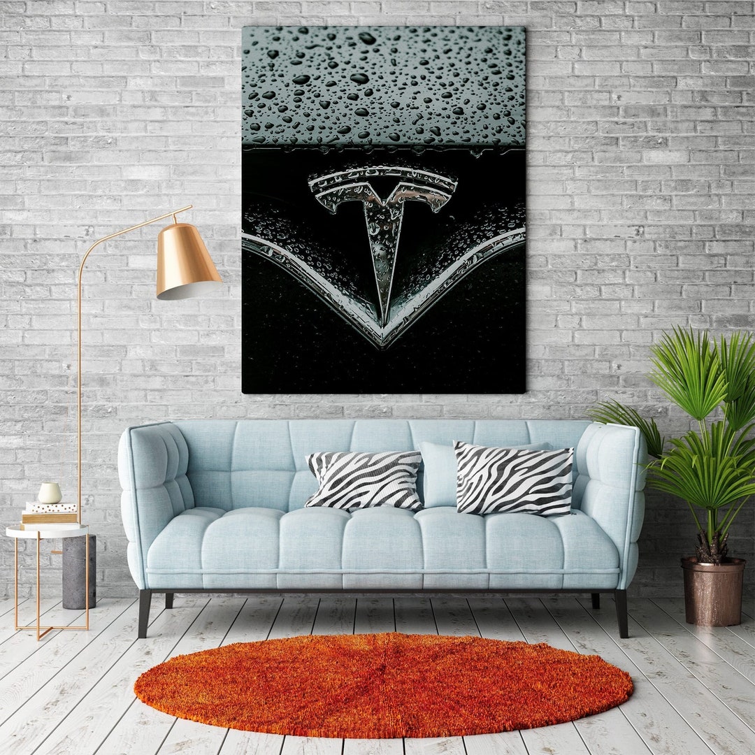 Tesla Electric Car Poster Wall Art Decor Modern Art Poster - Etsy