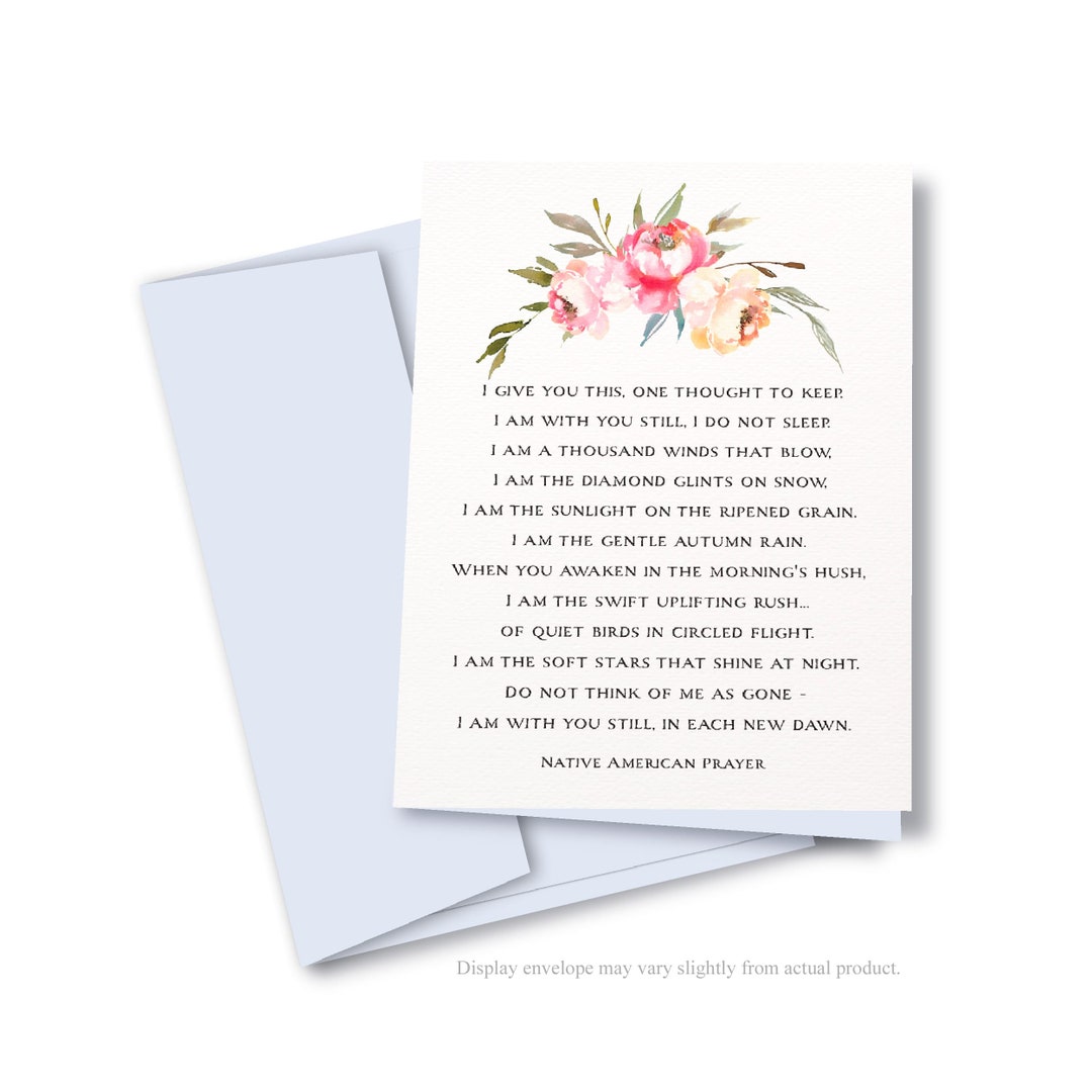 10 Card Set Native American Prayer Blank Greeting Cards - Artistic ...