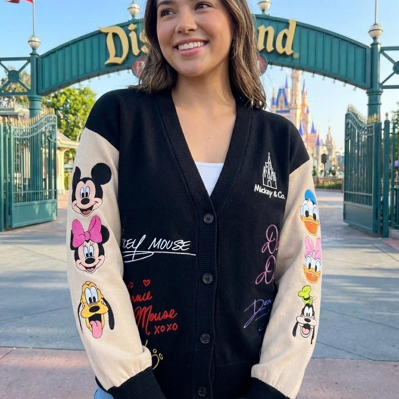 Disney Mickey and Friends Signature Cardigan, Disney Cardigan ...