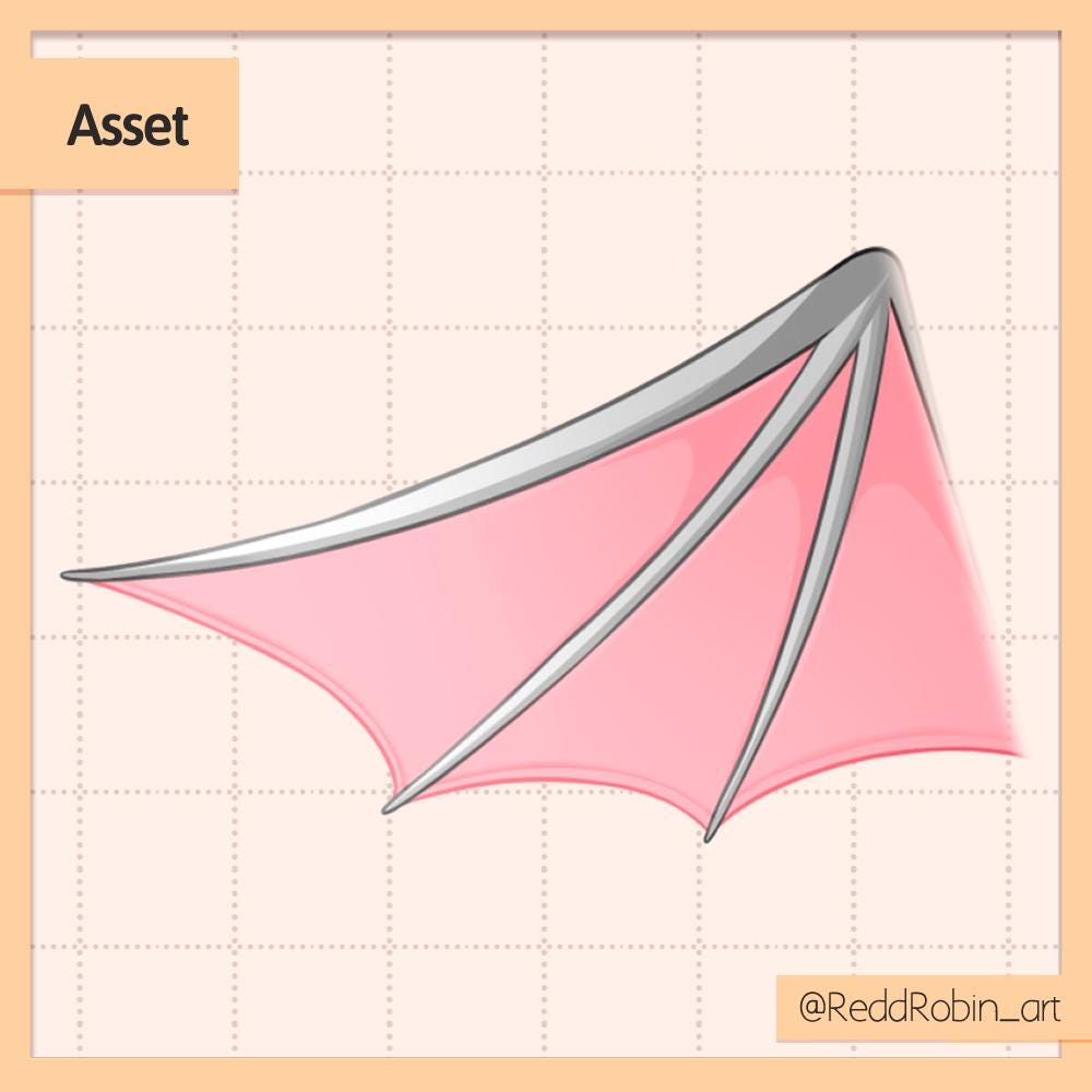 Rigged Vtuber Asset - Customizable Fin Ears - Etsy