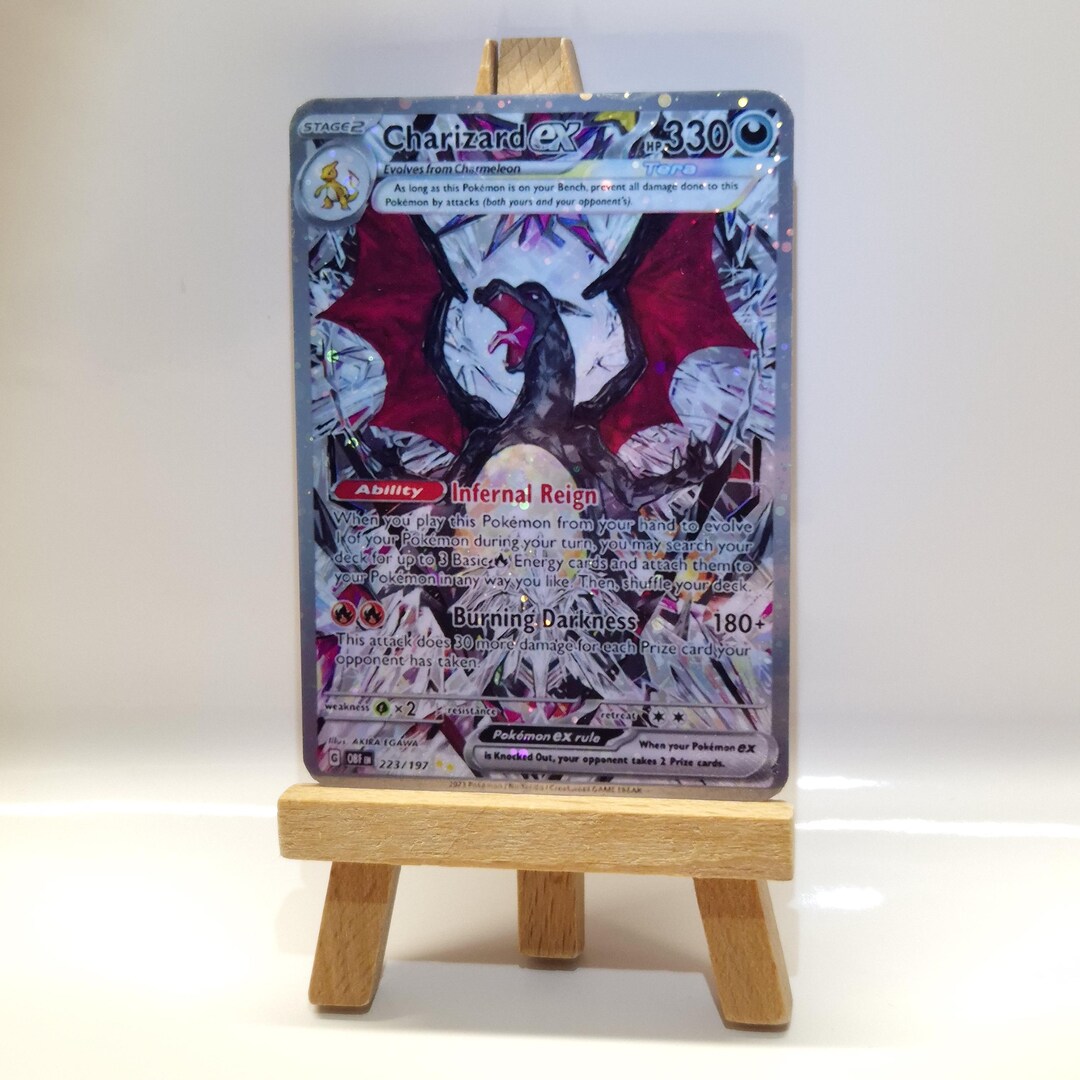 Charizard / Charizard Shiny Tera - Galaxy / Cosmo Holo - Pokemon ...