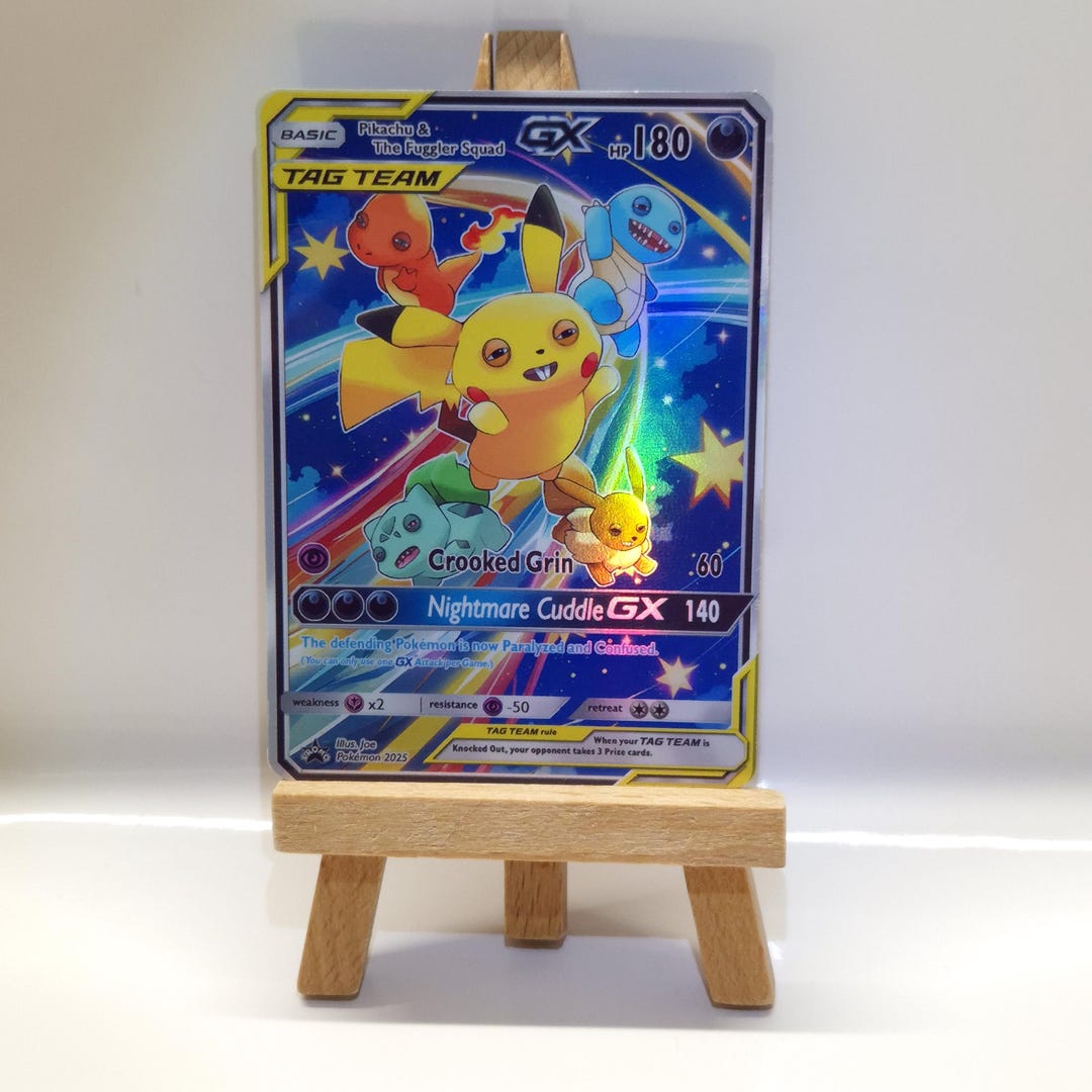 Kanto Fuggler Tag Team GX With Squirtle, Charmander, Bulbasaur, Eevee ...