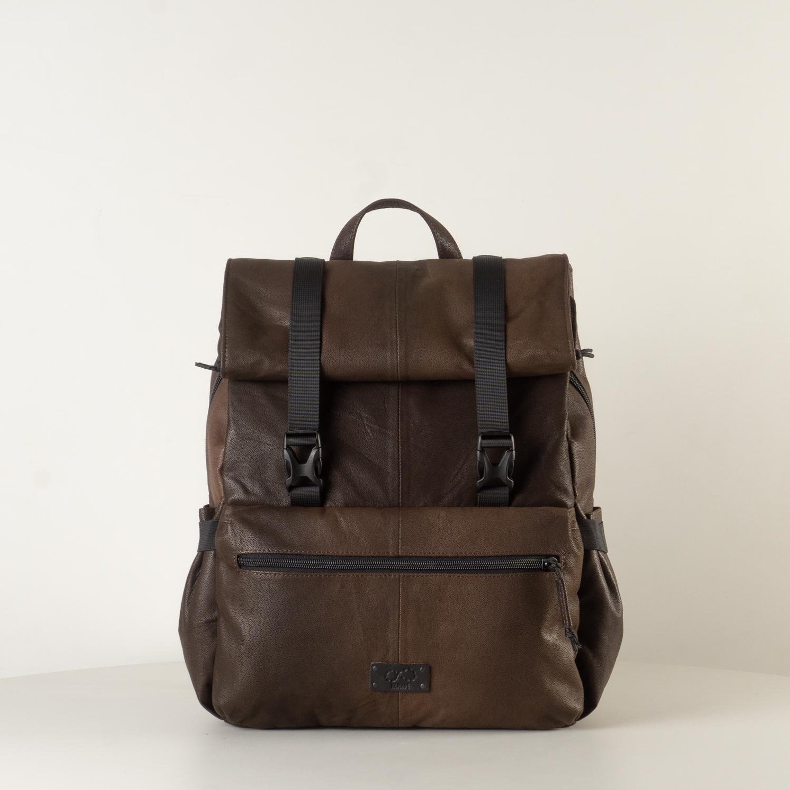 Upcycled Backpack, Eco-friendly Leather Backpack, Travel Backpack ...