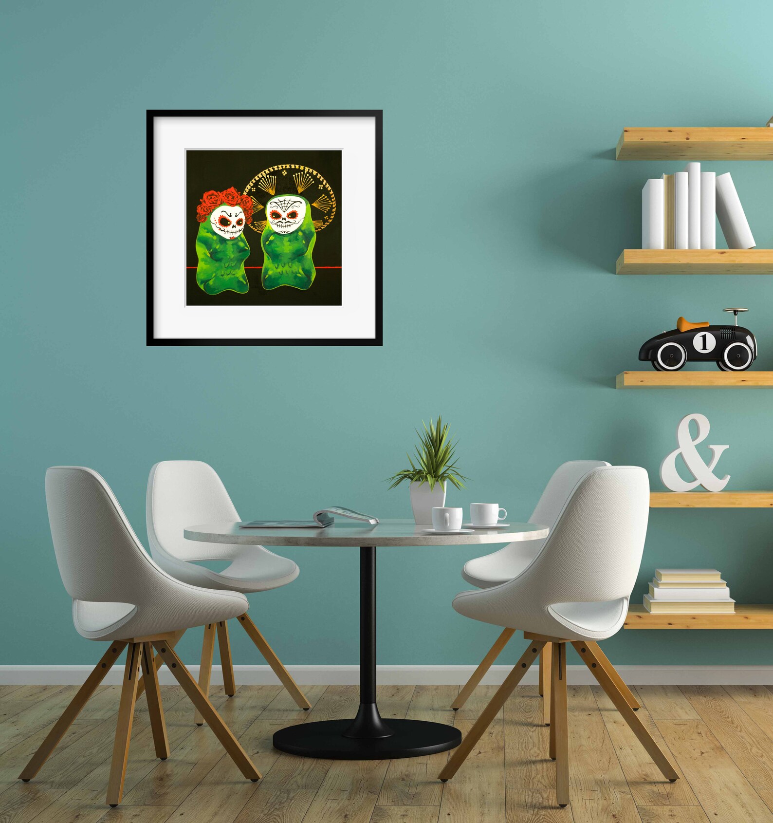 Gummy Bear Day Of The Dead art print from oil painting Dia | Etsy