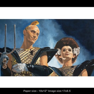 Riff Raff and Magenta - Art Print From Oil Painting - Great Gift for ...