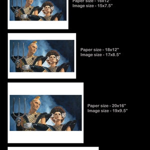 Riff Raff and Magenta - Art Print From Oil Painting - Great Gift for ...