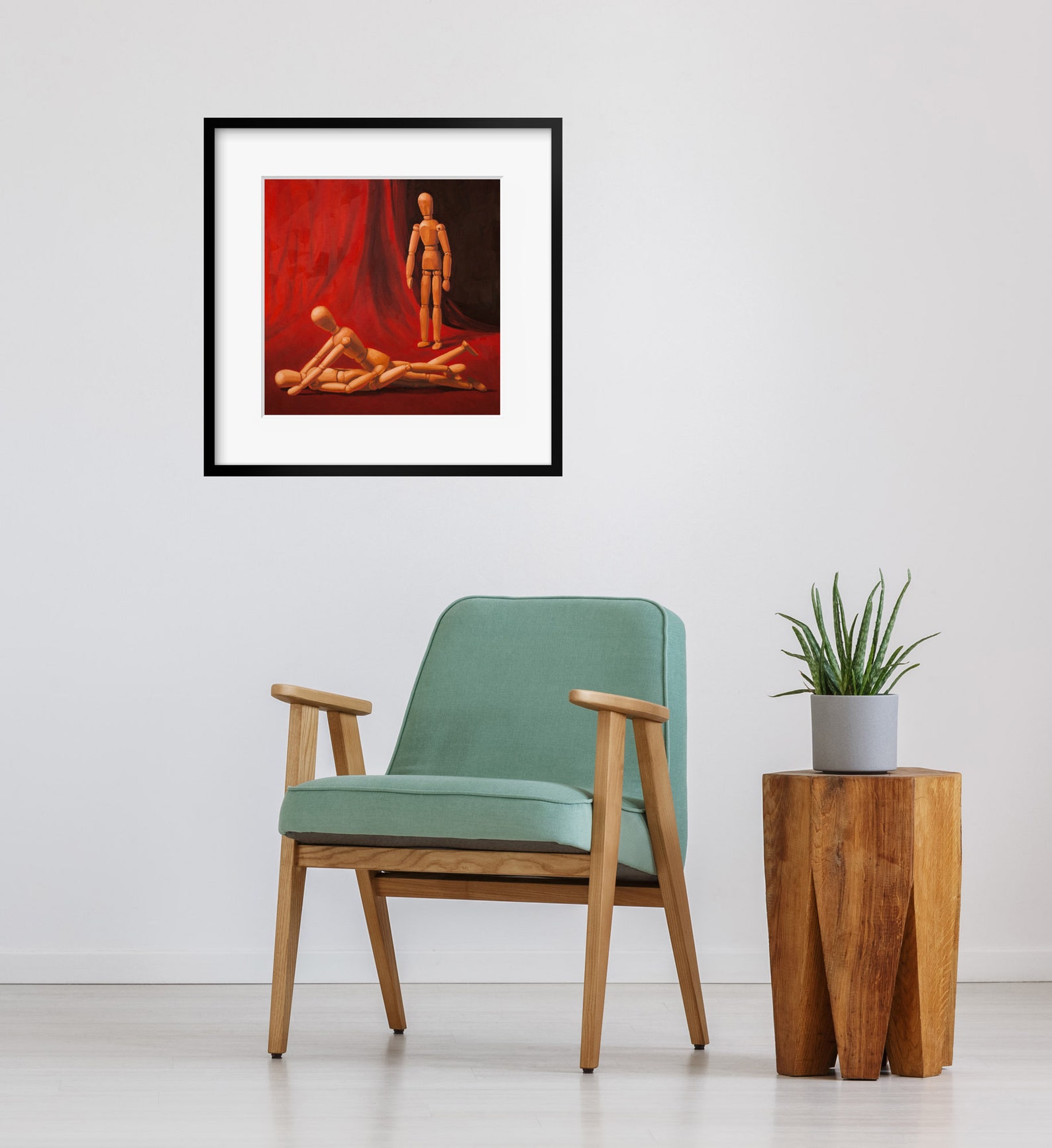 Mannequin Polyamory Art Print From Oil Painting Erotic - Etsy