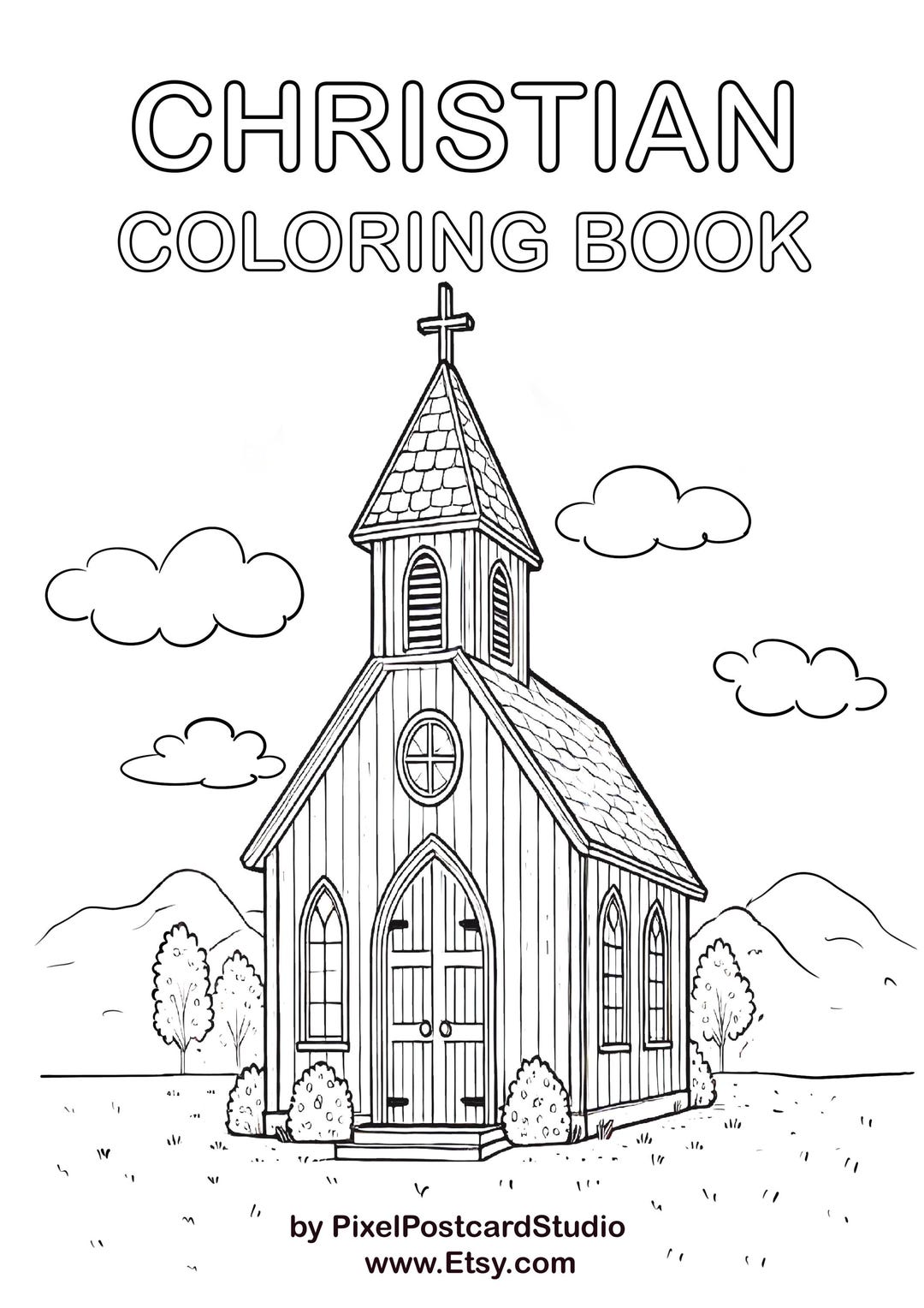 Coloring Pages for Children, Bible Themed Coloring Pages, Bible Stories ...