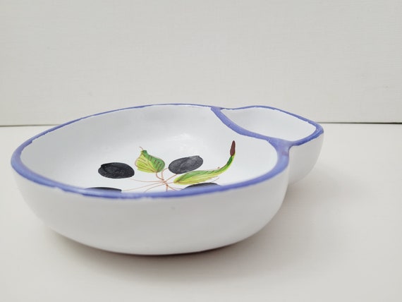 Home & Living Bowls Vintage Olive Dish Pit Dish from Portugal Kitchen ...