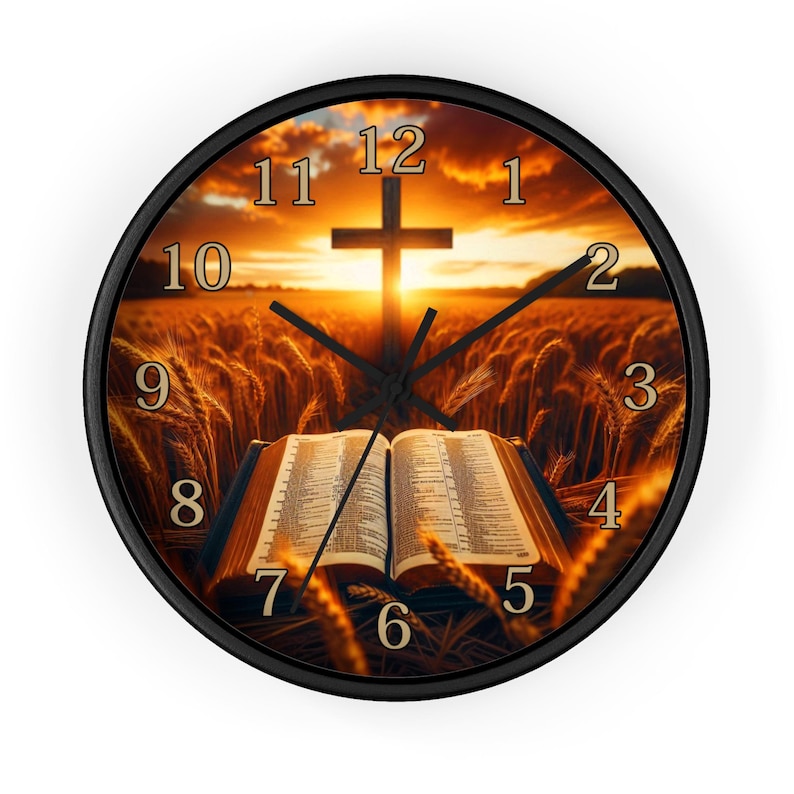 Faith-inspired Wall Clock, Christian Home Decor, Inspirational Gift ...