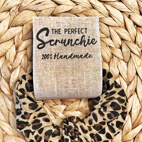 Printable Scrunchie Hang Tags Customizable Editable Canva - Etsy Canada