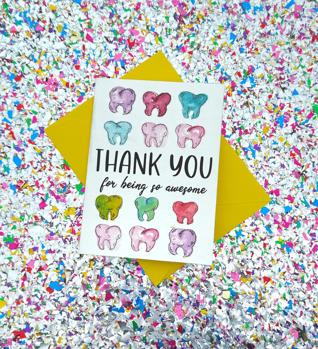 Printable Dental Card, Dental Assistant Birthday for Her, Dental Staff ...